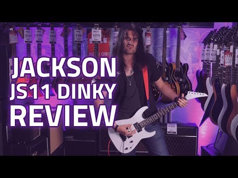 Review of the Jackson JS11 Dinky AH WH Electric guitar. Where to buy it?