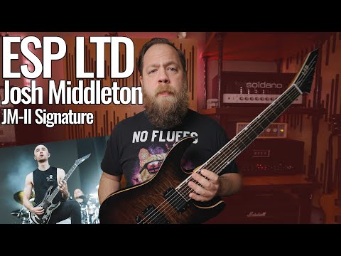 Review of the ESP LTD JM-II Josh Middleton BSB Electric guitar. Where ...