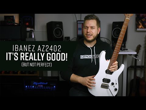 Review of the Ibanez AZ2402-BKF Prestige Electric guitar. Where to buy it?