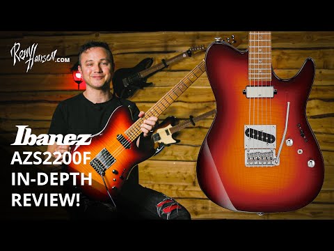 Review of the Ibanez AZS2200F-STB Prestige Electric guitar. Where to ...