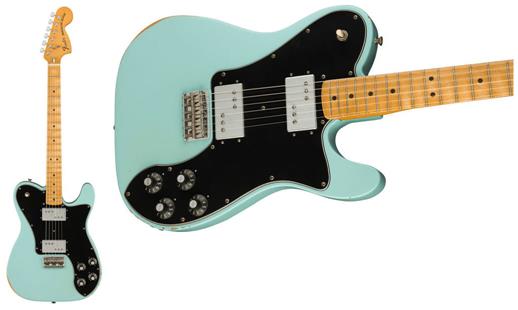 Review of the Fender 70 Tele Deluxe Road Worn DB Electric guitar. Where ...