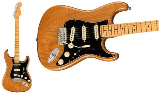 Review of the Fender AM Pro II Strat MN RST PIN Electric guitar. Where ...