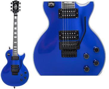 Review Guitarra Eléctrica Gibson LP Axcess Custom FR Neon Blue. ¿Dónde ...
